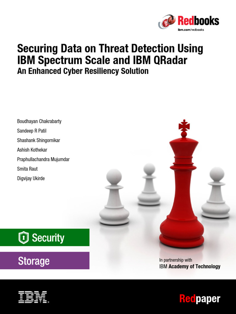 Securing Data On Threat Detection UsingIBM Spectrum Scale and IBM ...