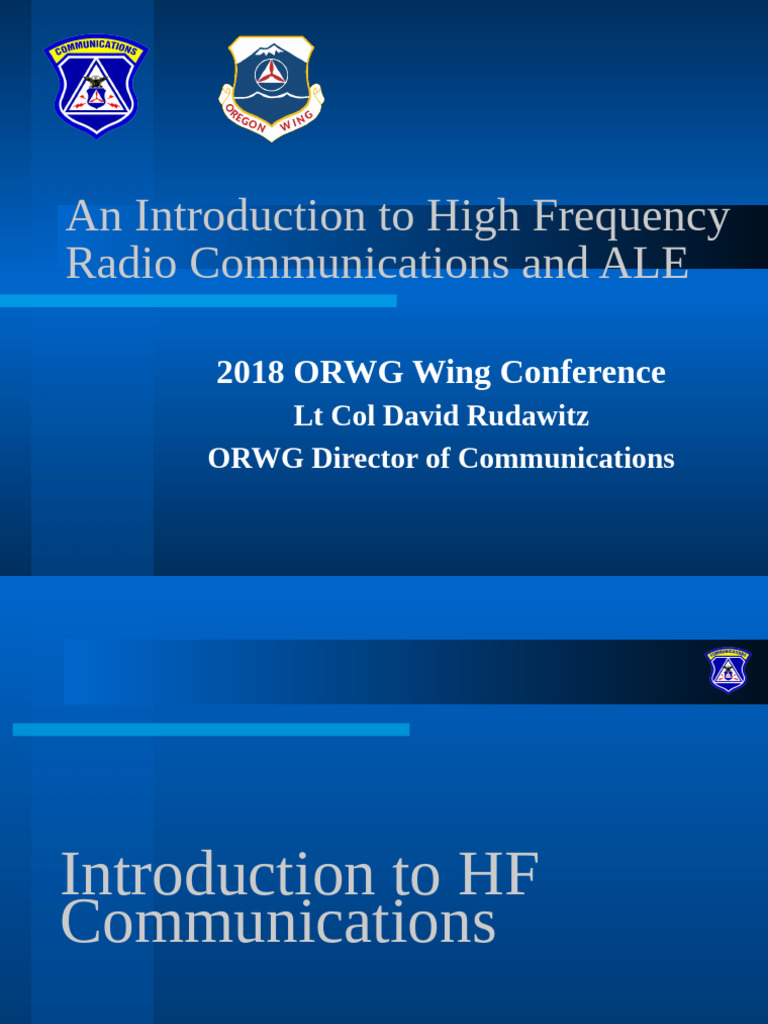HF Radio Basics for Communication Pros | PDF | High Frequency | Radio ...