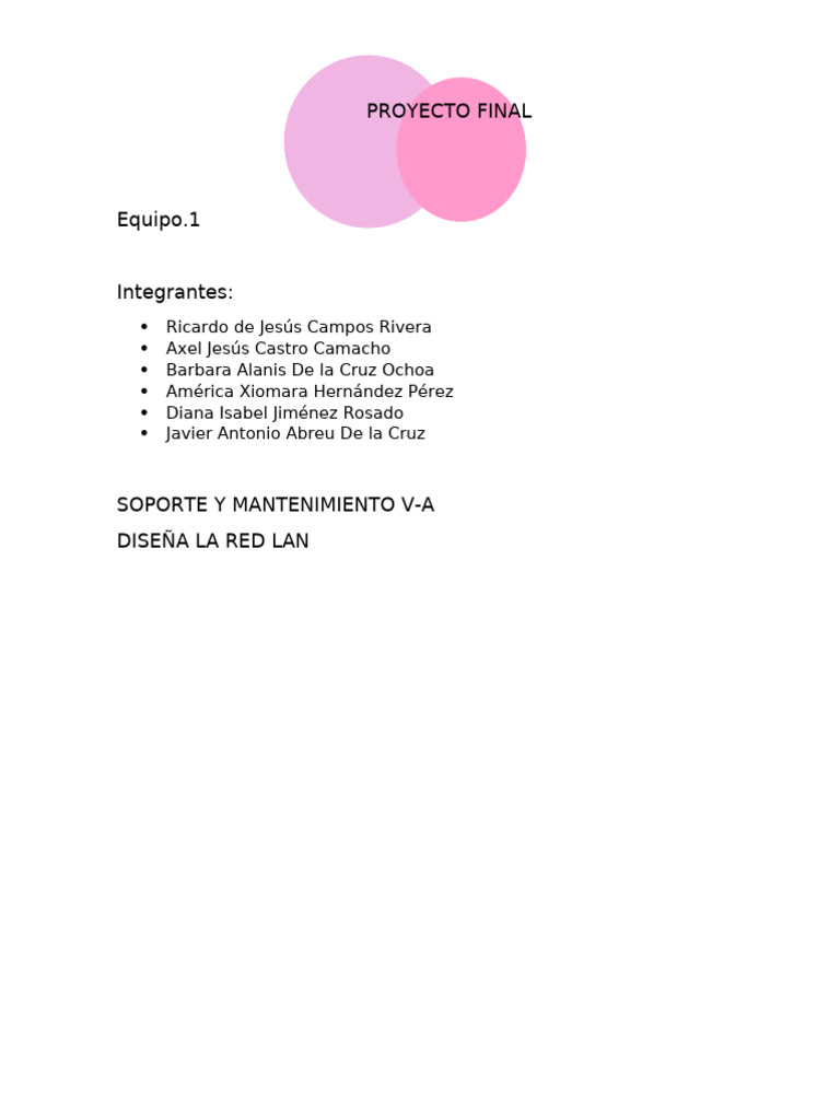 Final Proyecto Marisol | PDF | Red de computadoras | Enrutador (Computación)