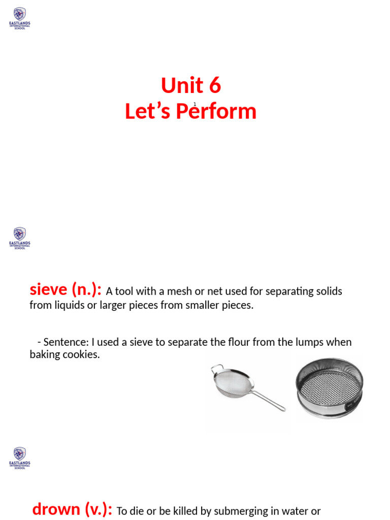 Unit 6 Let's Perform | PDF