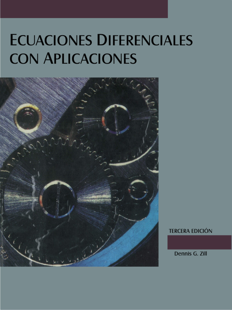 Ecuaciones - Diferenciales Zill Tercera Edicion | PDF