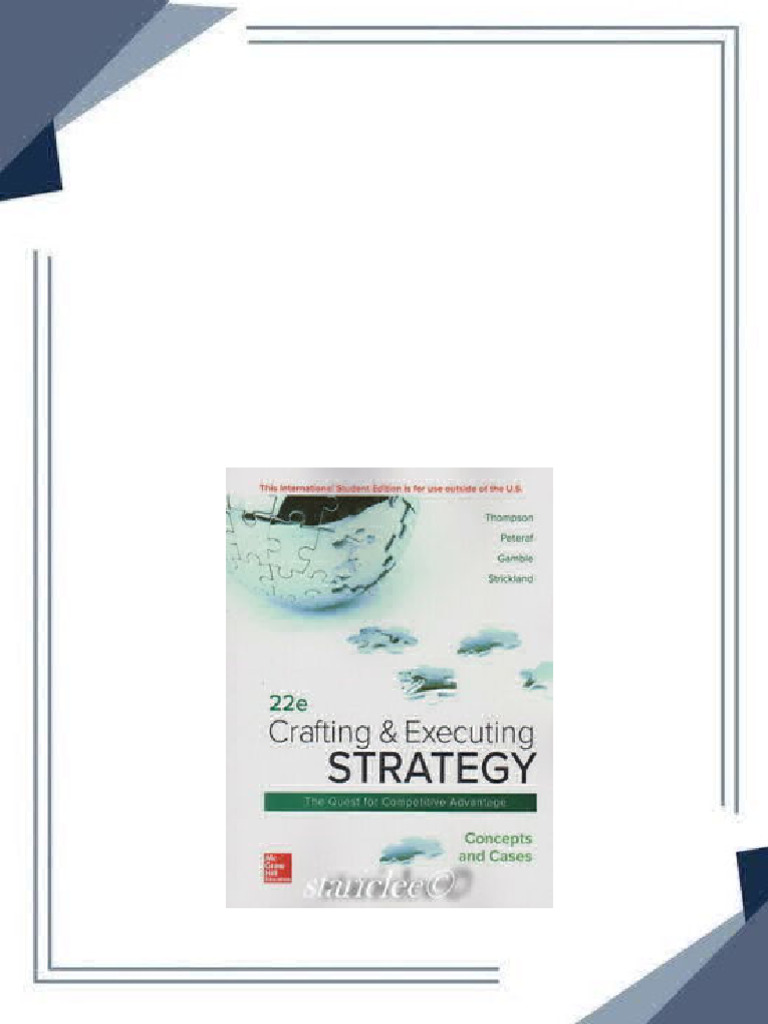 All chapter download Test Bank for Crafting and Executing Strategy ... All chapter download Test Bank for Crafting and Executing Strategy ...