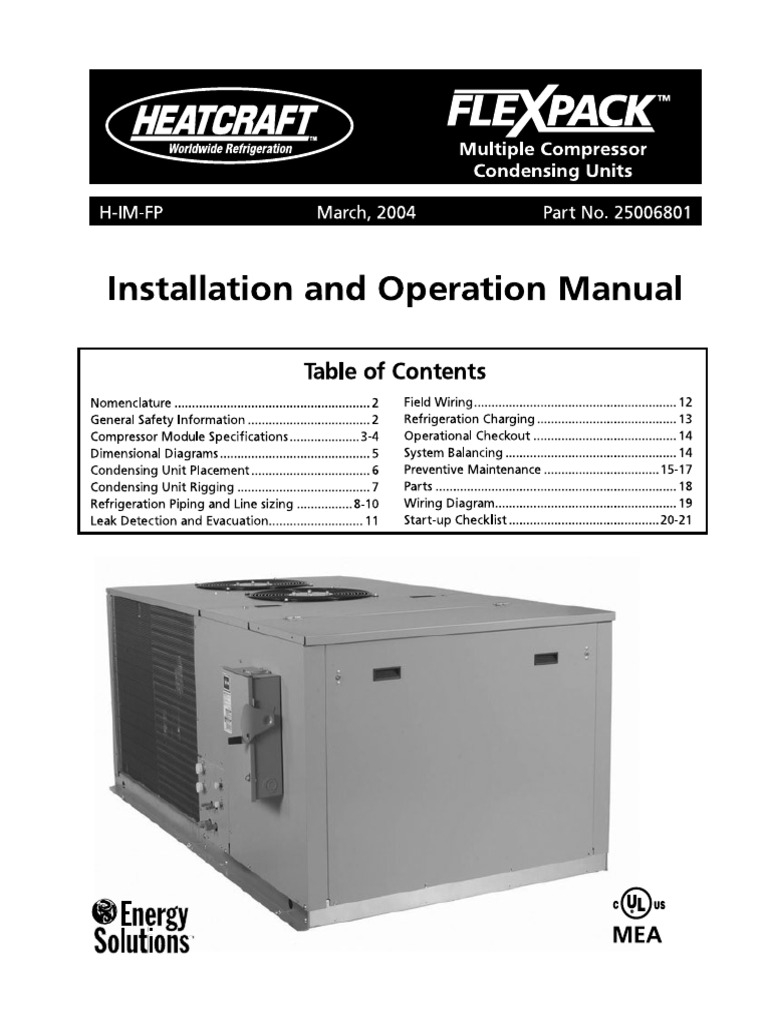 BOHN Installation and Operation Manual | PDF