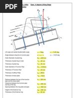 Sample Design Calculation - Vessel Supported On Lugs | PDF | Bending ...