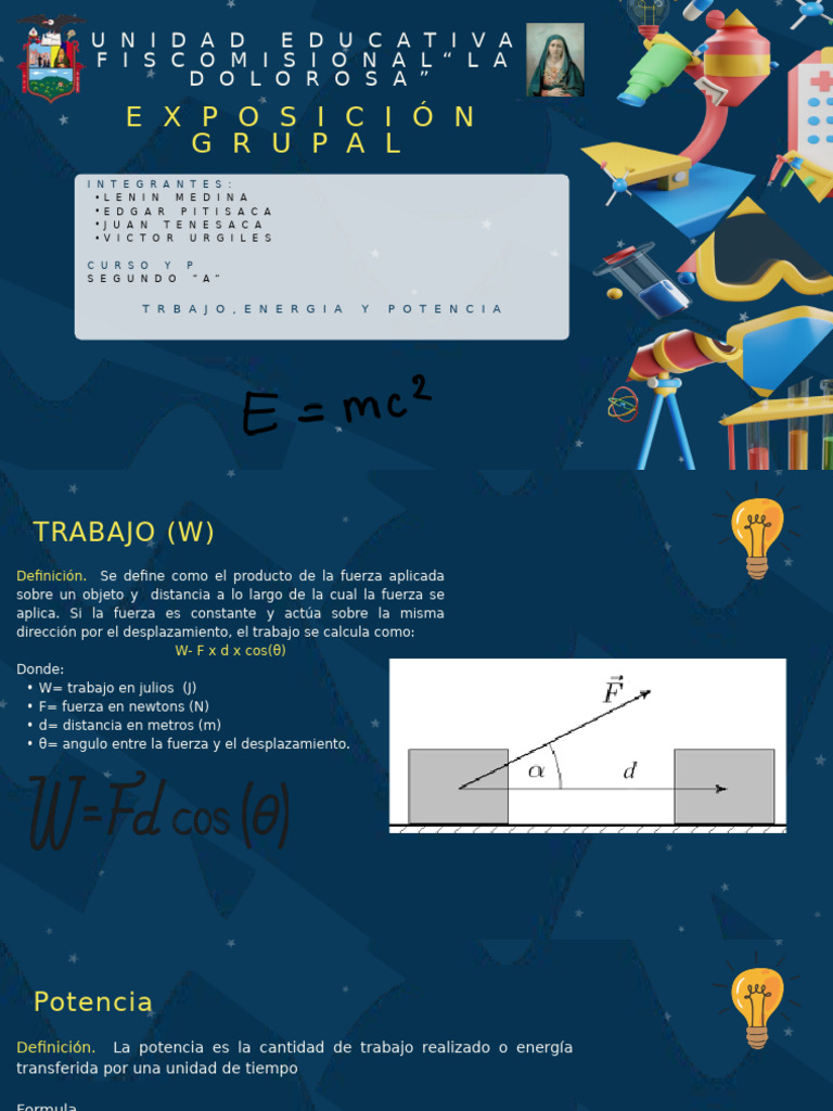 Prussian Blue Yellow 3D Science Class Education Presentation | PDF ...