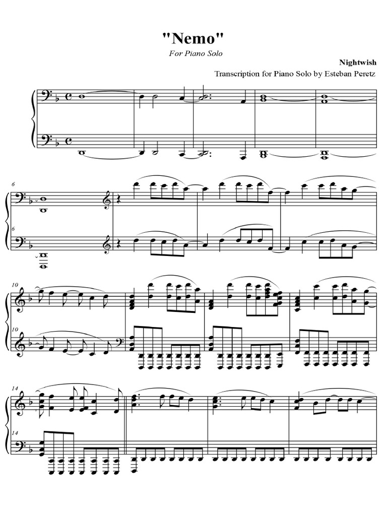 Nightwish Nemo | PDF