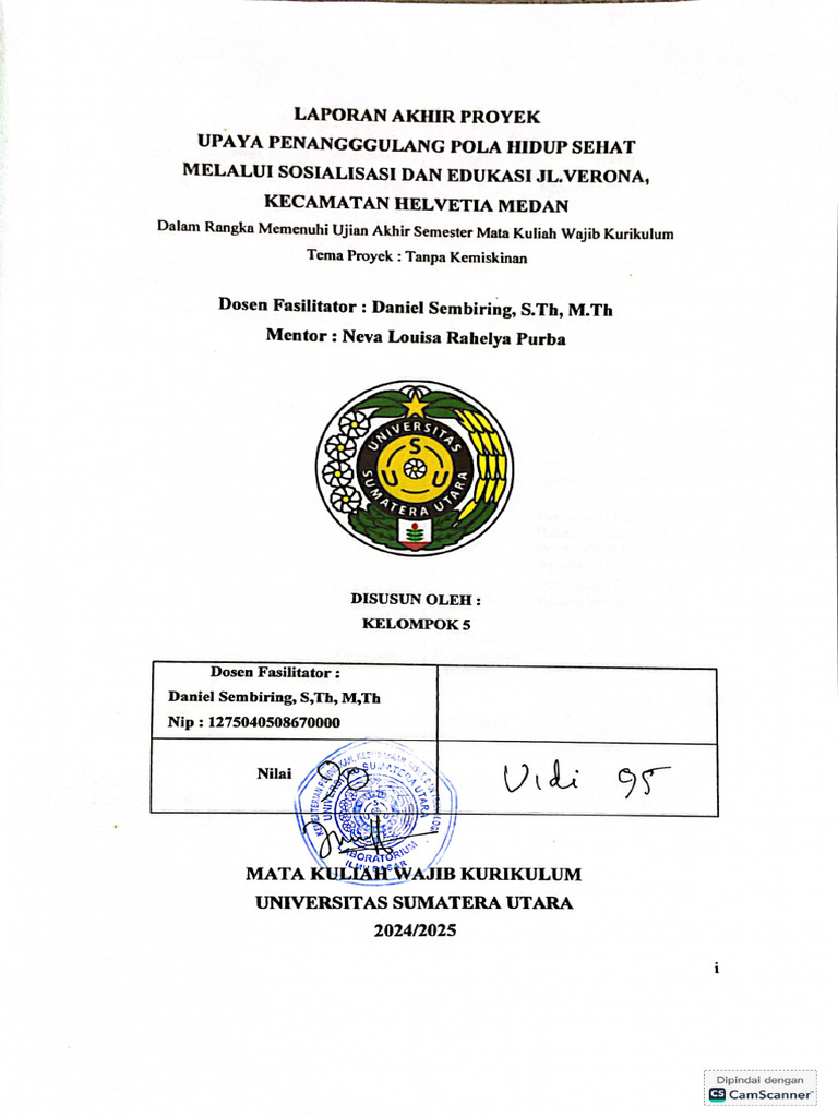 Laporan Akhir Tanpa Kemiskinan 5 (HSL Re | PDF