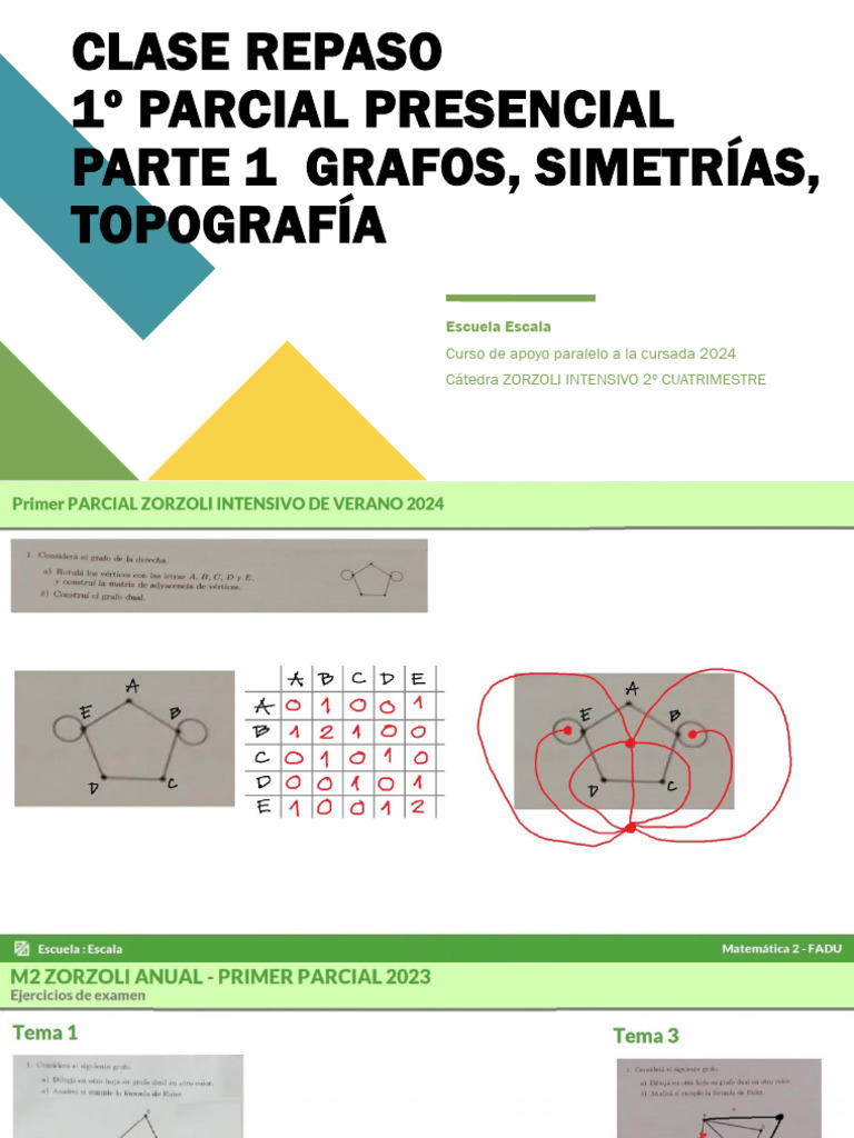 CLASE 1 - REPASO 1er PARCIAL PRESENCIAL Parte 1 23-09-24 | PDF