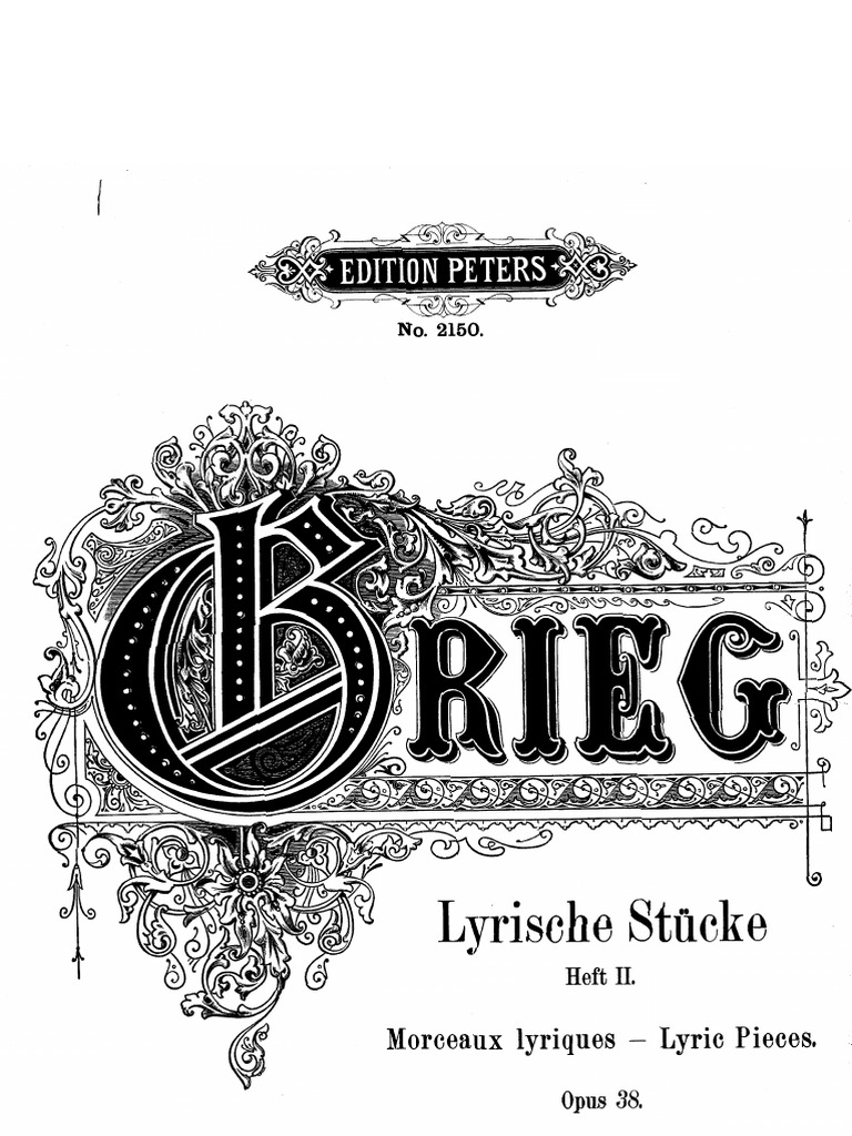 Grieg Op38 PDF | PDF