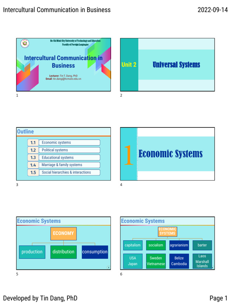 ICB Unit 02 Universal Systems | PDF | Family | Marriage