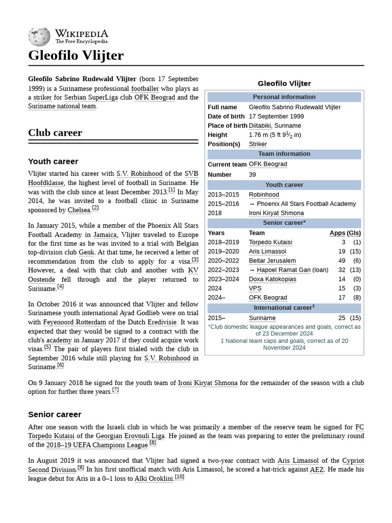Gleofilo_Vlijter | PDF | Association Football Teams | Sports