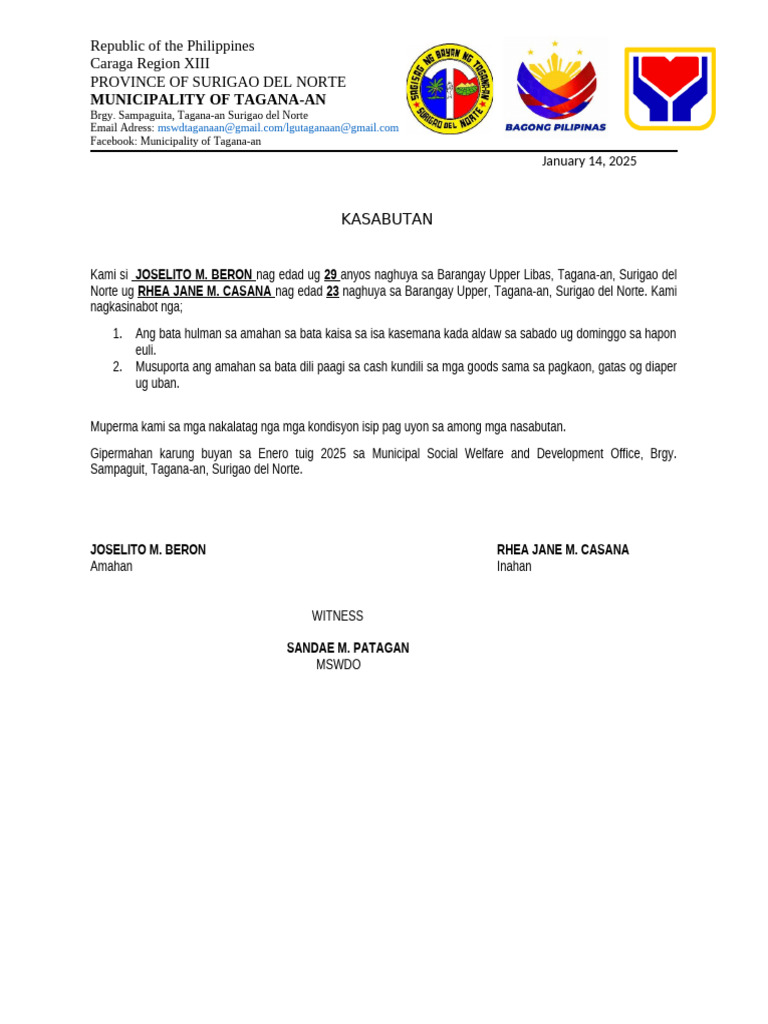 Kasabutan 2024 | PDF