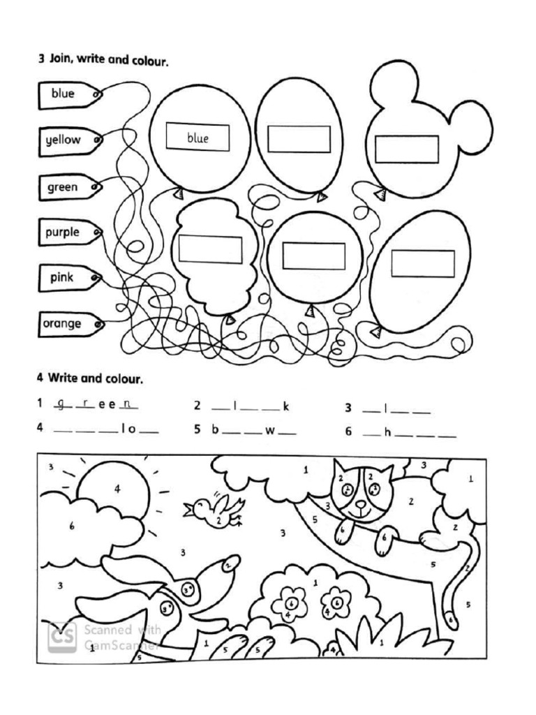 Colours English | PDF