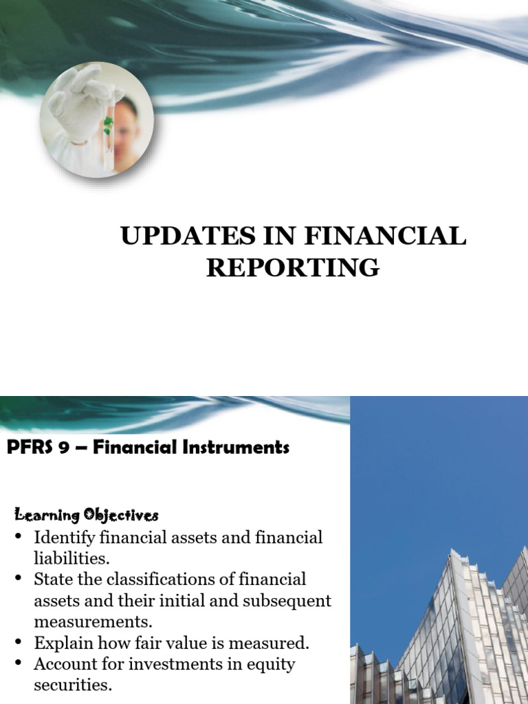 PFRS 9: Financial Instruments Overview | PDF | Bonds (Finance) | Equity ...