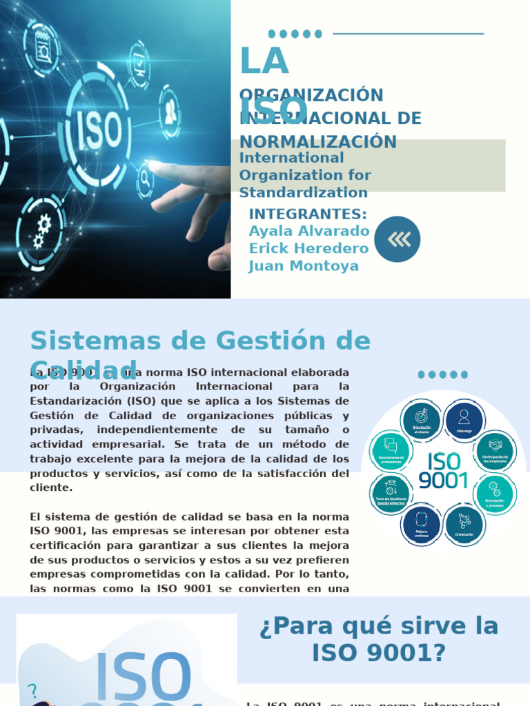 Importancia de la Certificación ISO 9001 | PDF | Sistema de manejo de ...