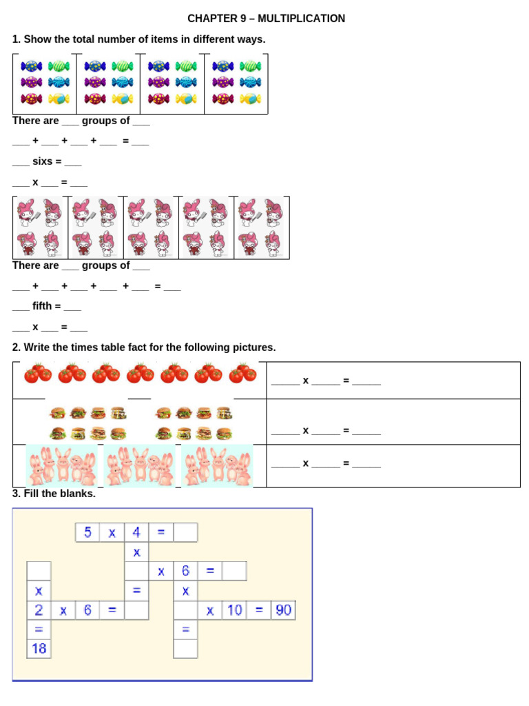 Multiplication & Division | PDF | Arithmetic | Elementary Mathematics