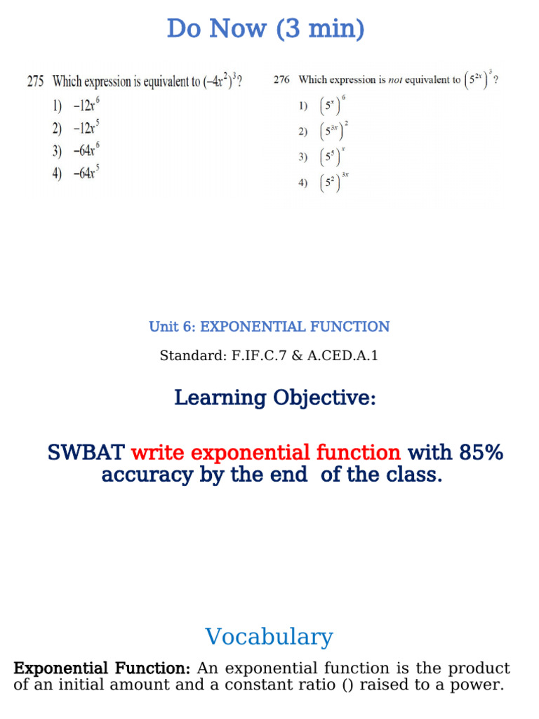 02_10_Exponential Function | PDF