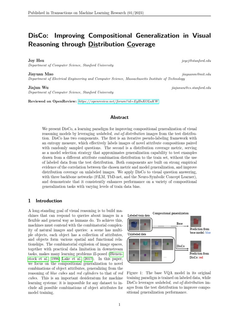 570 Disco Improving Compositional | PDF | Machine Learning | Learning