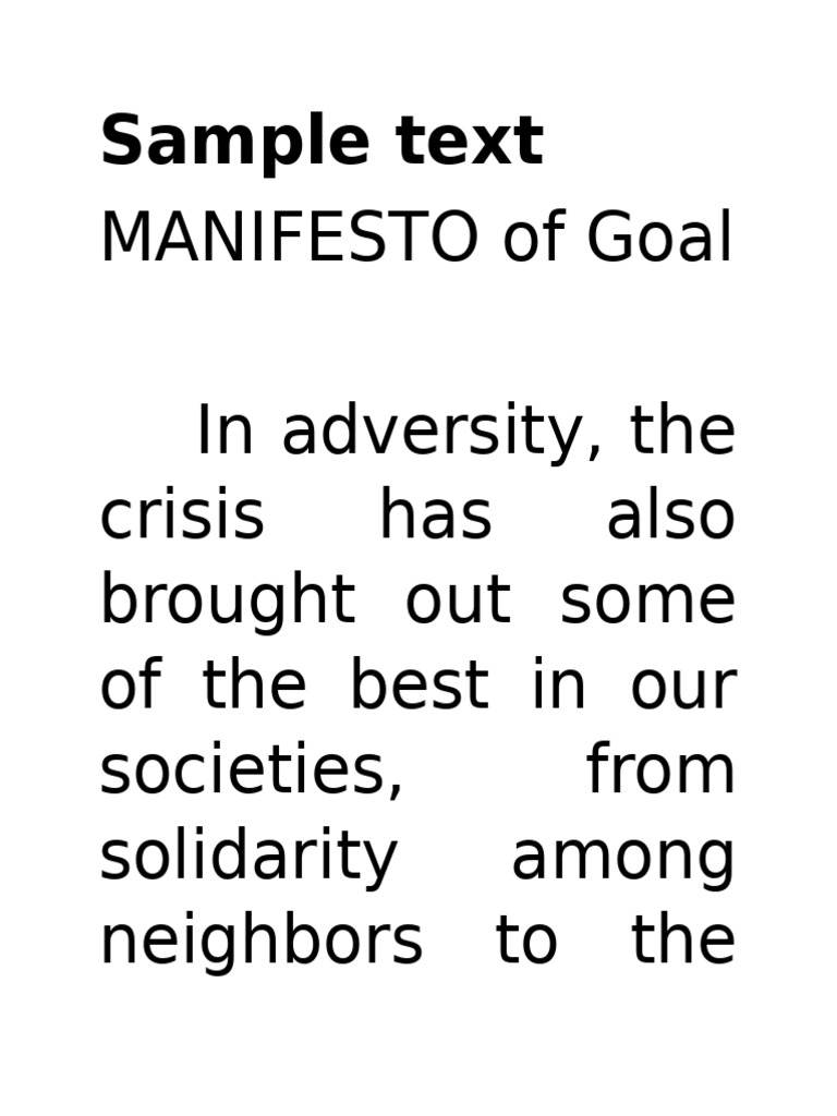 ACTIVITY 1 MANIFESTO | PDF