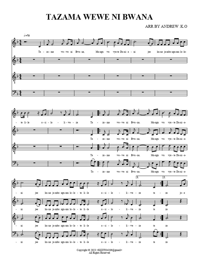 wewe ni bwana k.o | PDF