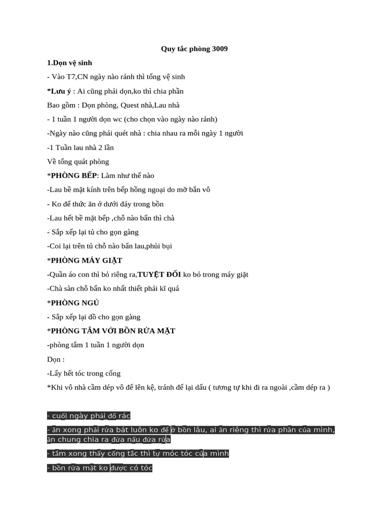 quy tắc phòng 3009 | PDF
