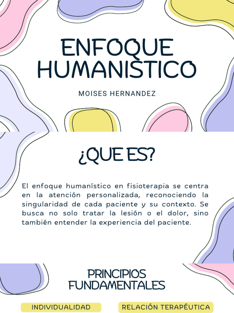 Enfoque Humanístico en Fisioterapia | PDF