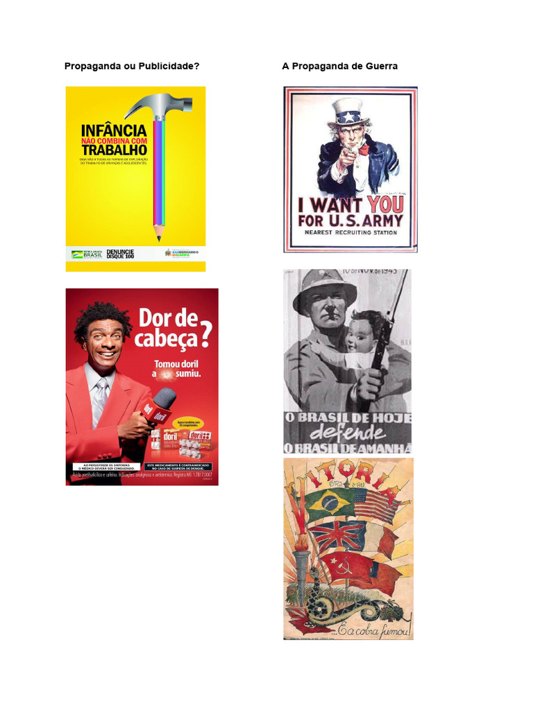 Cartazes Propaganda e Publicidade | PDF