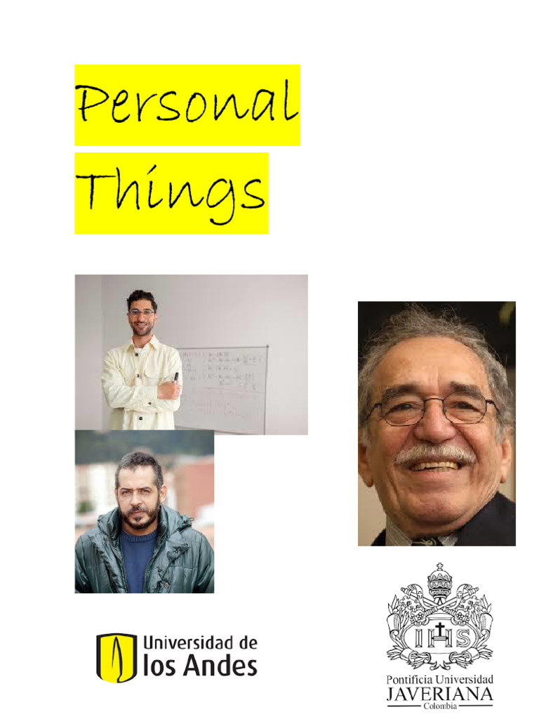 Personal Items and Considerations | PDF