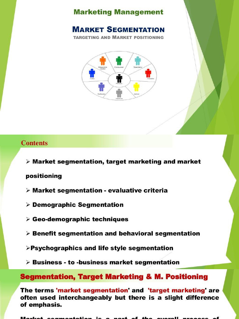 Market Segmentation | PDF