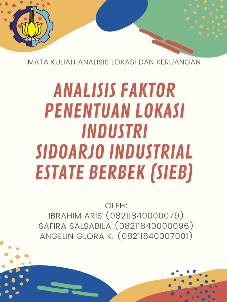 Analisis Lokasi Industri Sidoarjo SIEB | PDF