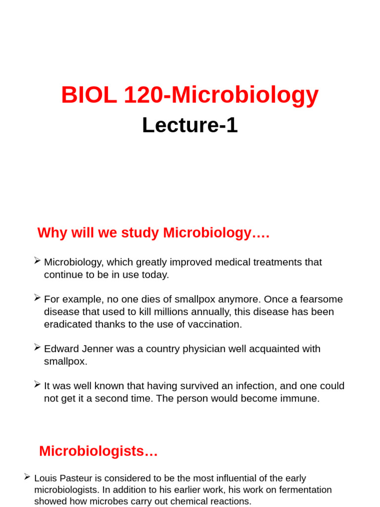BIOL 120-Microbiology Presentation-1 2 | PDF | Chemical Bond | Ion