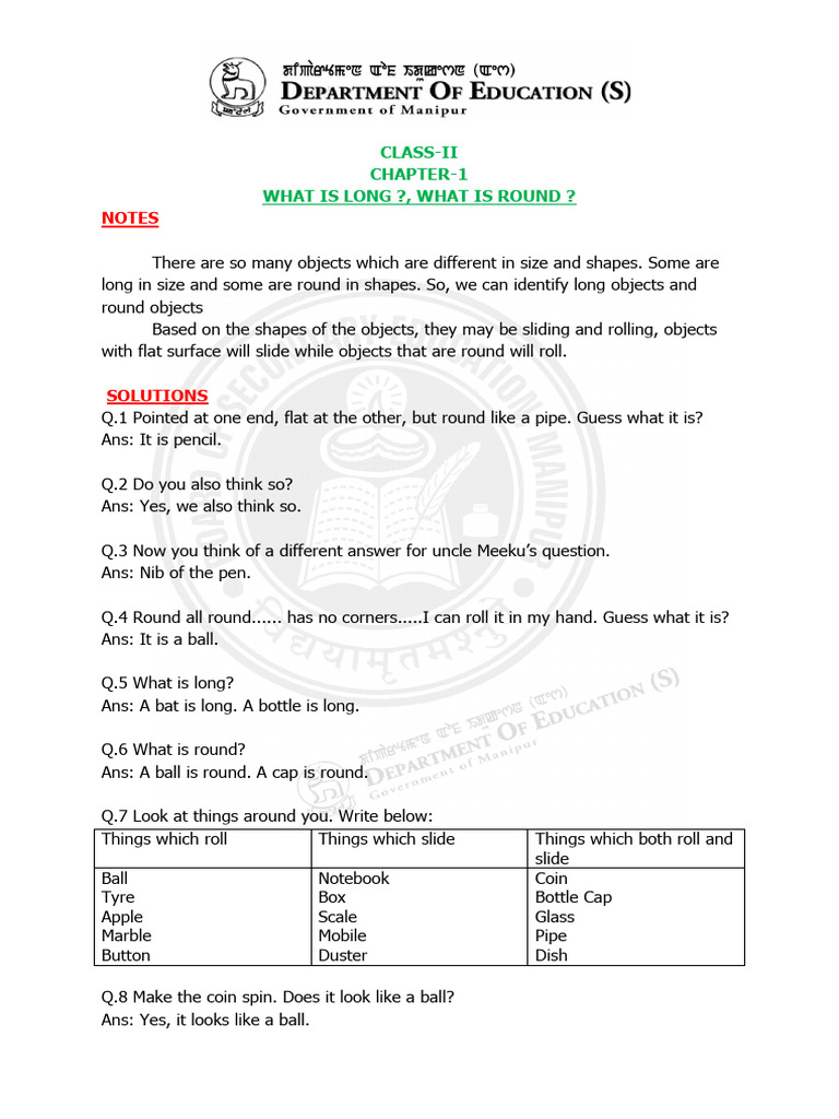 Class II MathsCh 1 | PDF