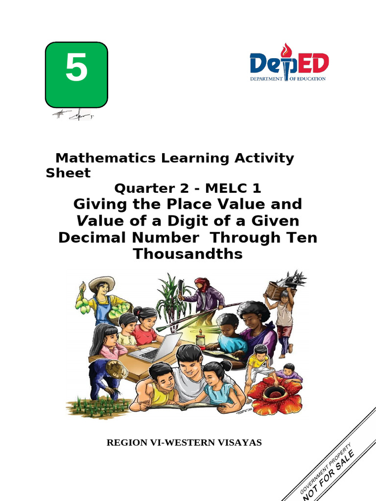 LAS.M5.-Q2W1-MELC1 - Copy | PDF | Learning | Numbers