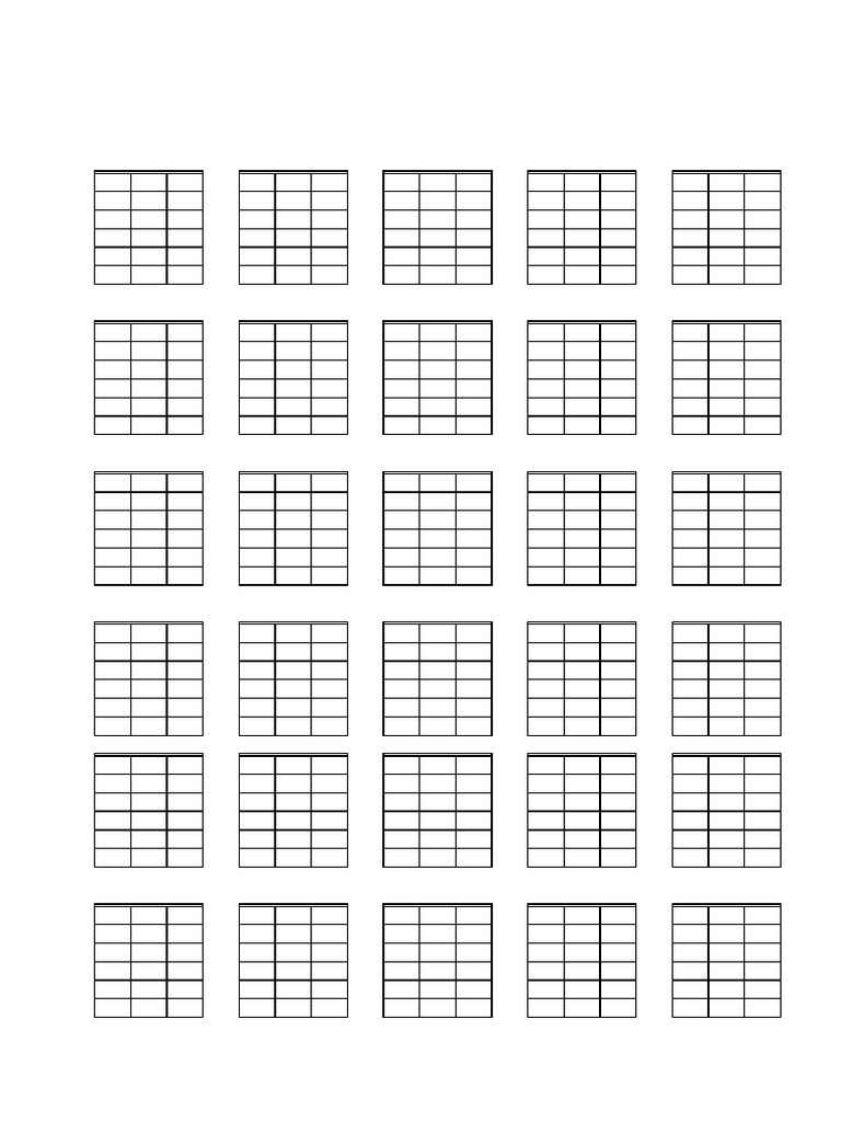 Cuatro Blank Sheet | PDF