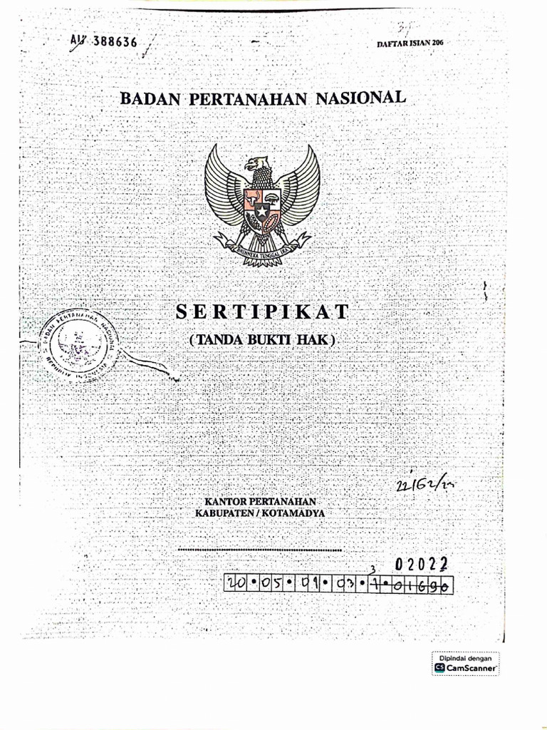 (Induk) Grand Raya Kariango Blok K 150 An - Muh Saenal B | PDF