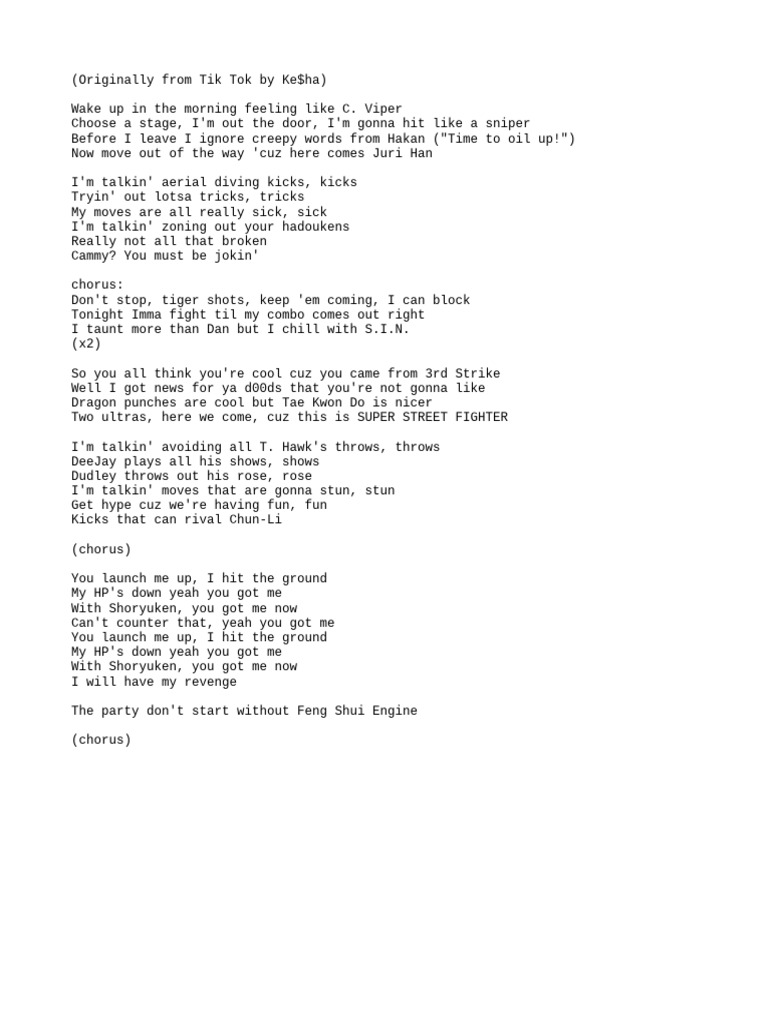 Lyrics | PDF