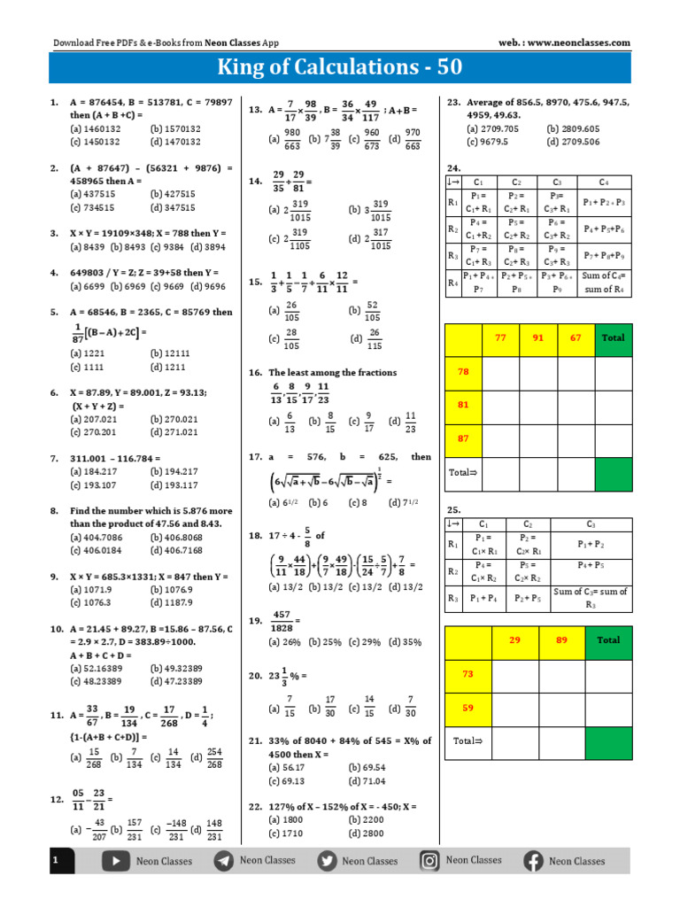 Free Math PDFs & e-Books Download | PDF