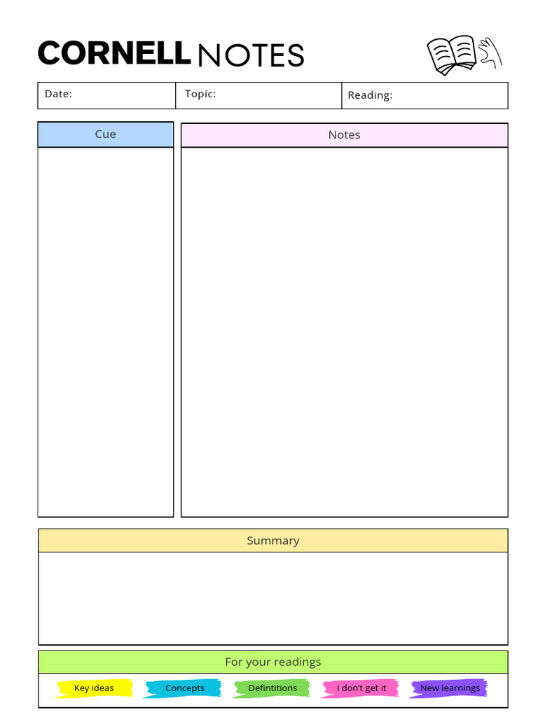 Cornell Notes English | PDF
