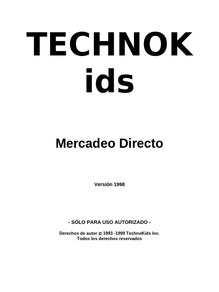 Mercadeo Directo | PDF | Marketing | Marketing directo