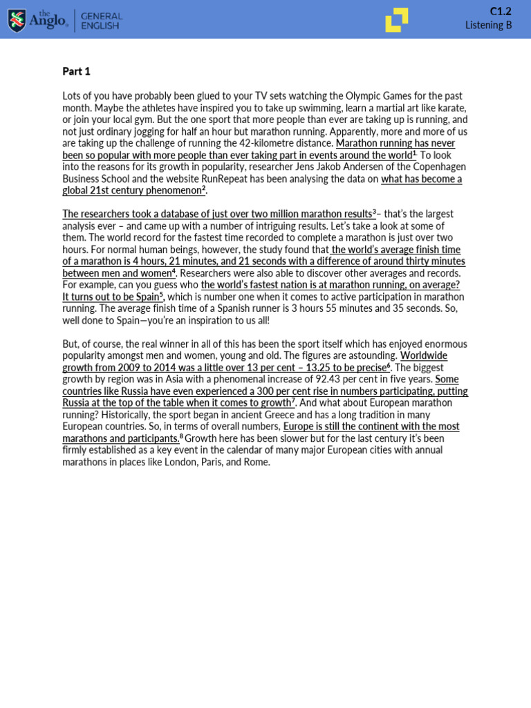 GE C1.2 Listening Transcript B | PDF | Stress (Biology) | Psychological Concepts