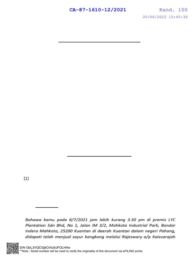 Alasan Penghakiman PP V Lim Yoke Chan Without Post +@002 | PDF