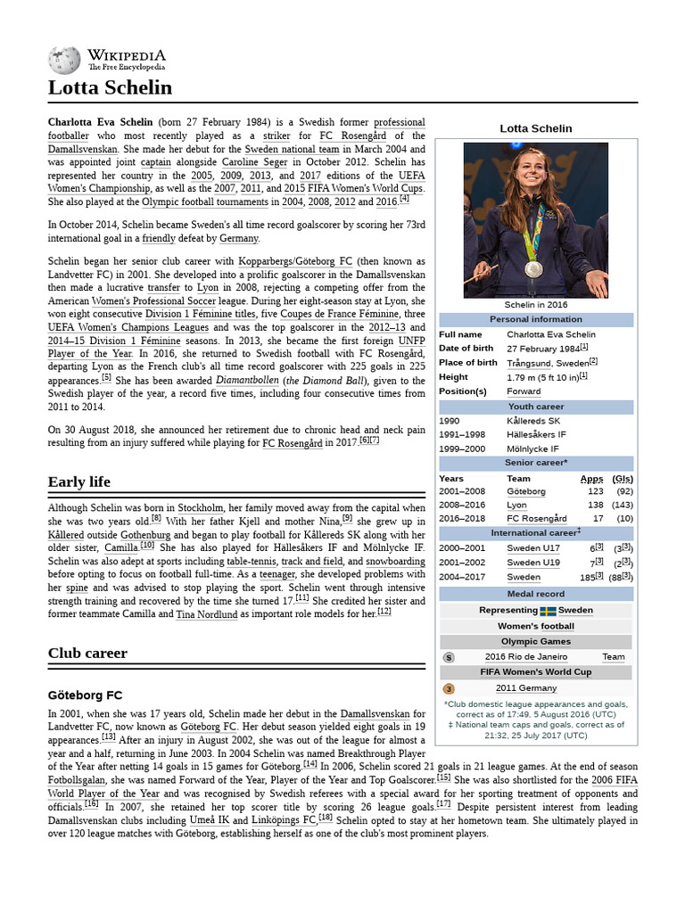 Lotta_Schelin | PDF | Association Football | Sports
