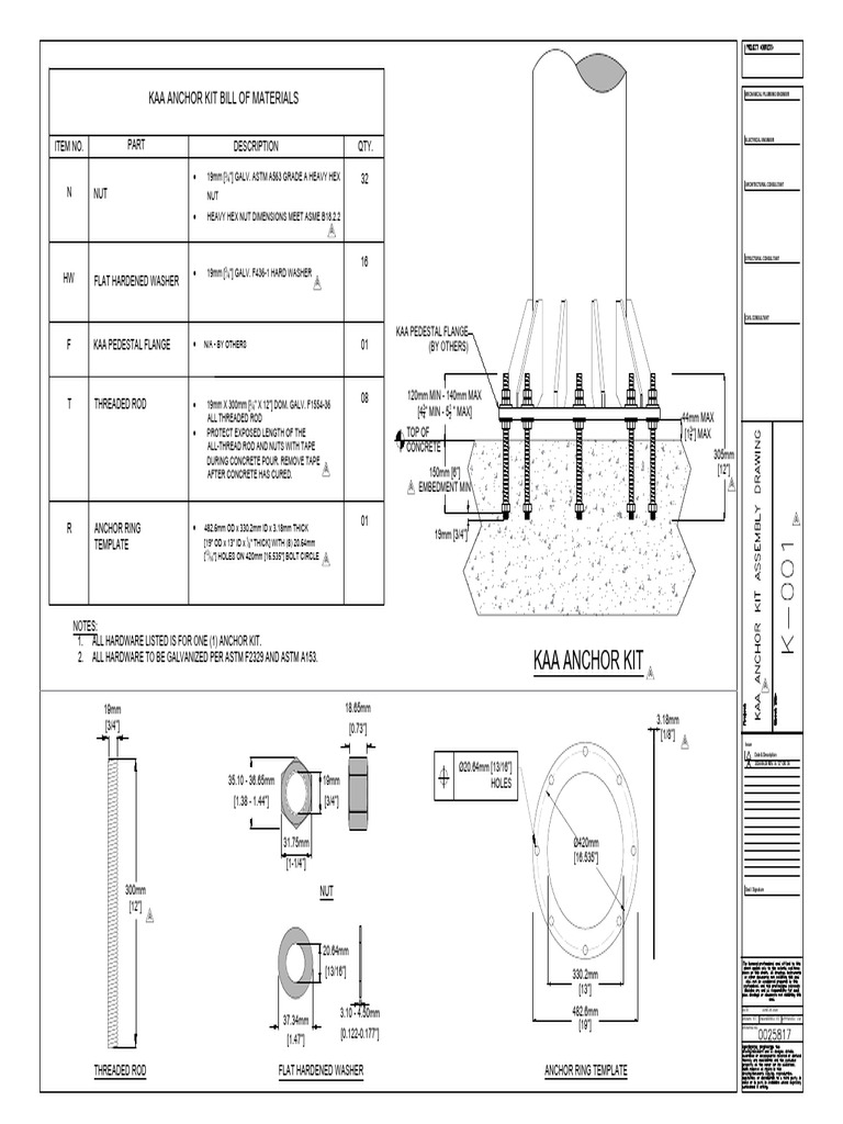 KAA Anchor Kit Assembly Drawing OPTION 2 - 12in GR. 36 - 2024-06-28 ...