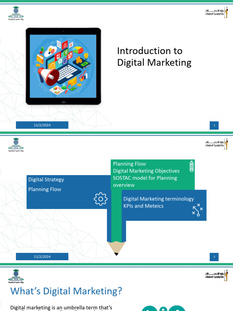 02-Introduction To Digital Marketing - Lecture 02 | PDF | Digital ...