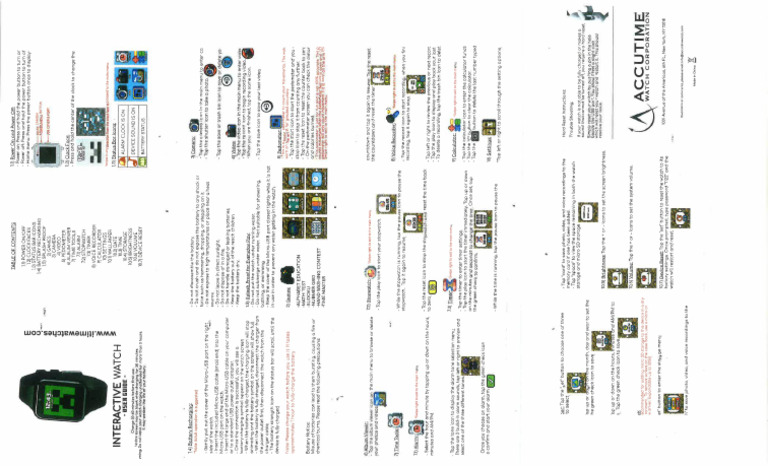 Notice Montre Minecraft | PDF