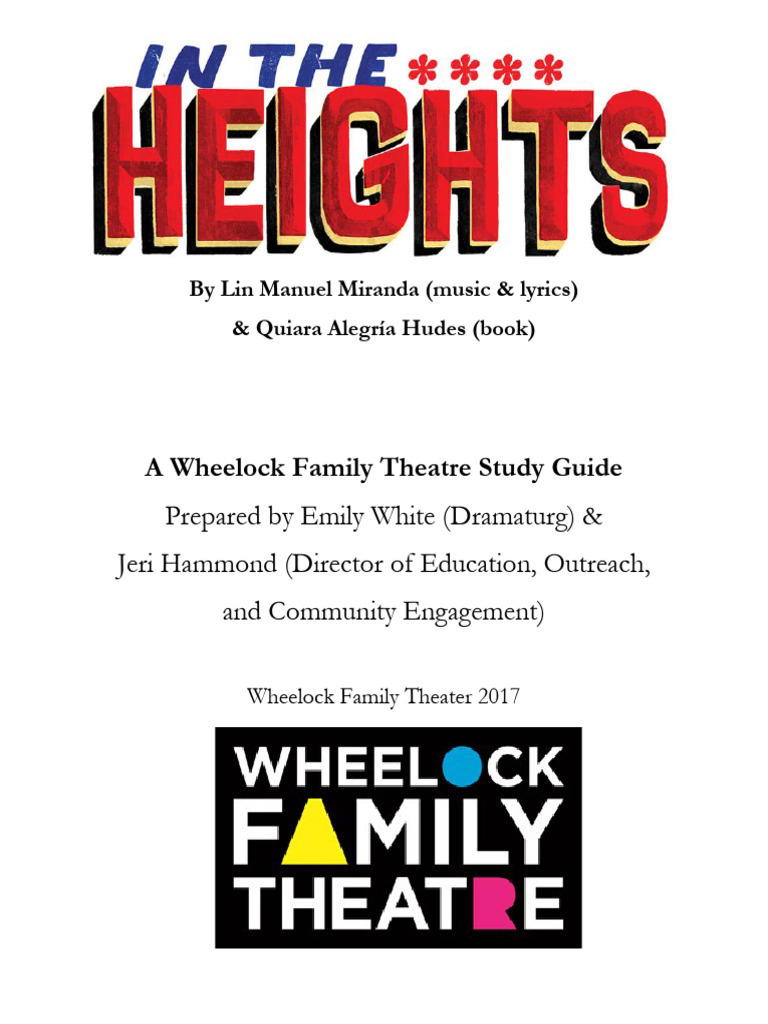 In the Heights Study Guide Overview | PDF | Cost Of Living