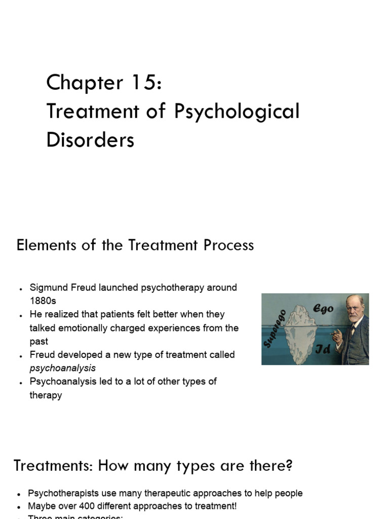 Overview of Psychological Disorder Treatments | PDF | Psychotherapy ...