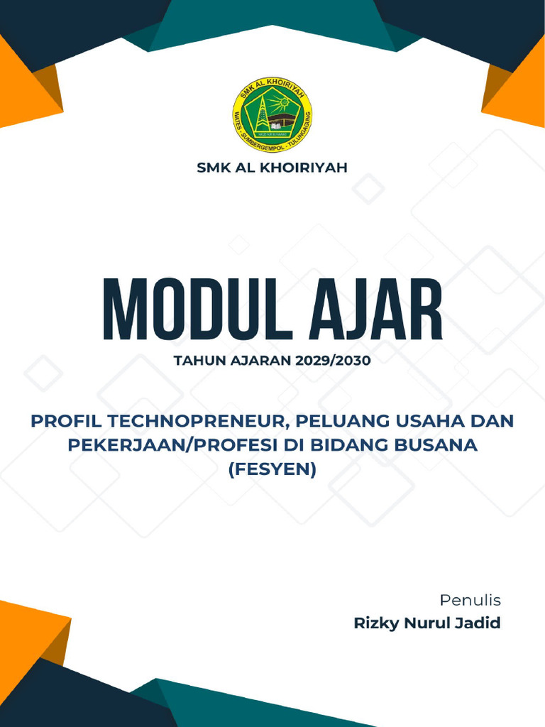 MODUL AJAR Technopreneur Dan Profesi | PDF