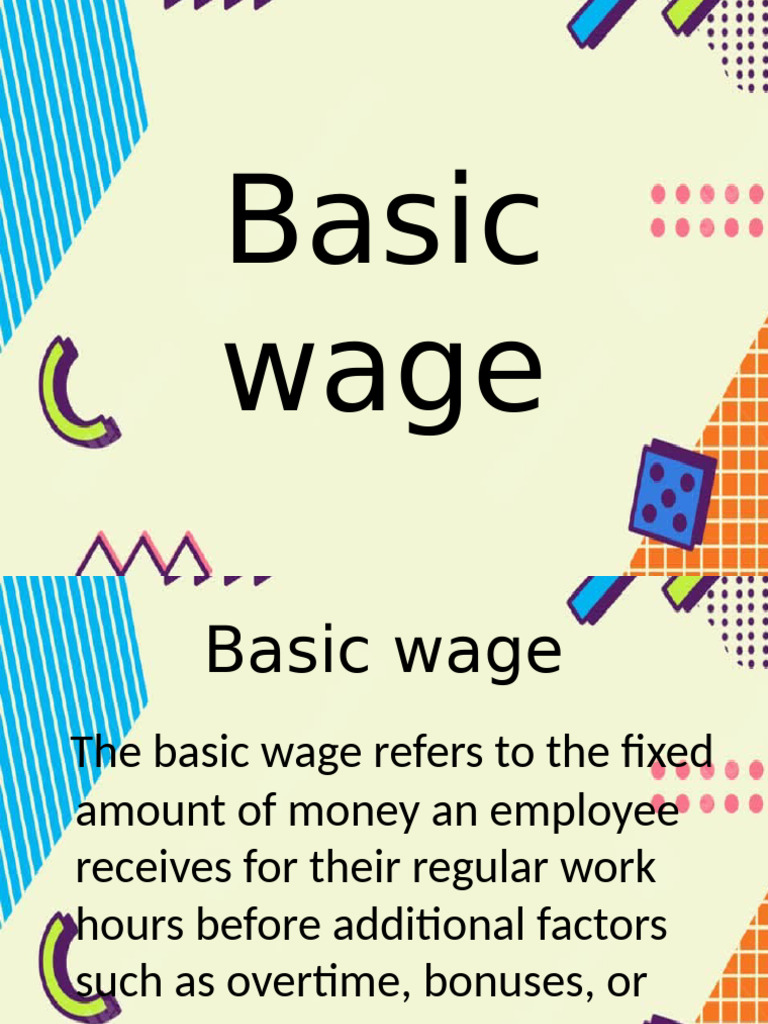 Understanding Basic Wage Calculations | PDF
