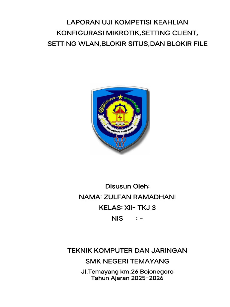 Laporan Ukk Zulfan | PDF